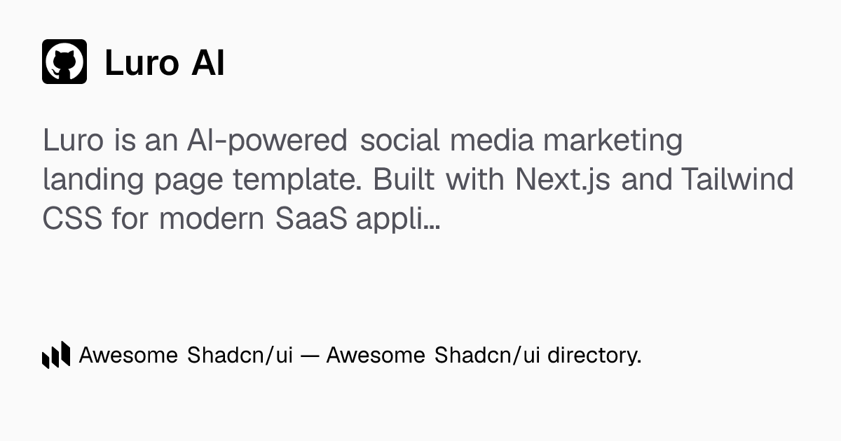 Luro AI: Luro: AI-Powered Content Creation Platform Landing Page ...
